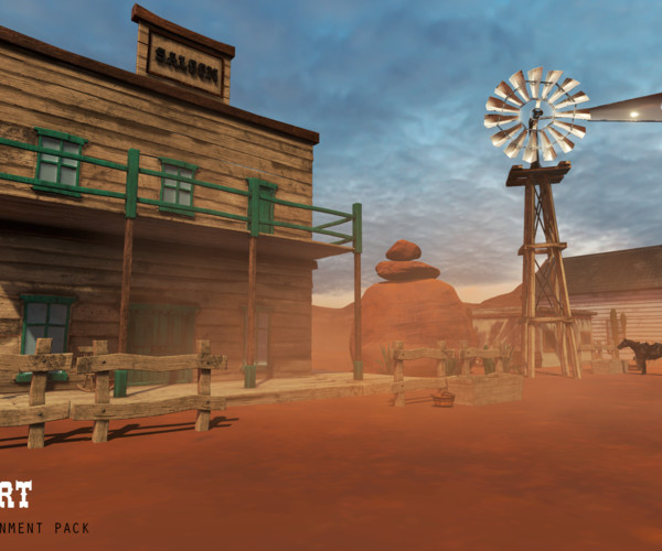 ArtStation - The Fort, A Wild West Environment Pack for the Unity ...