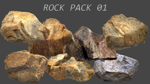 ArtStation - Rock Alpha Pack | Brushes