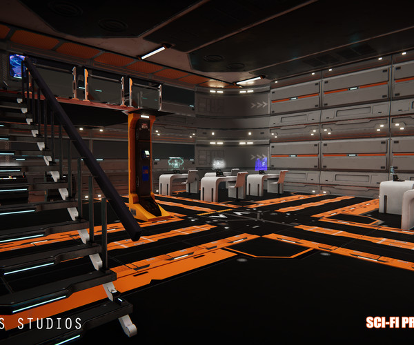 ArtStation - Sci-Fi Props I for the Unity engine | Game Assets