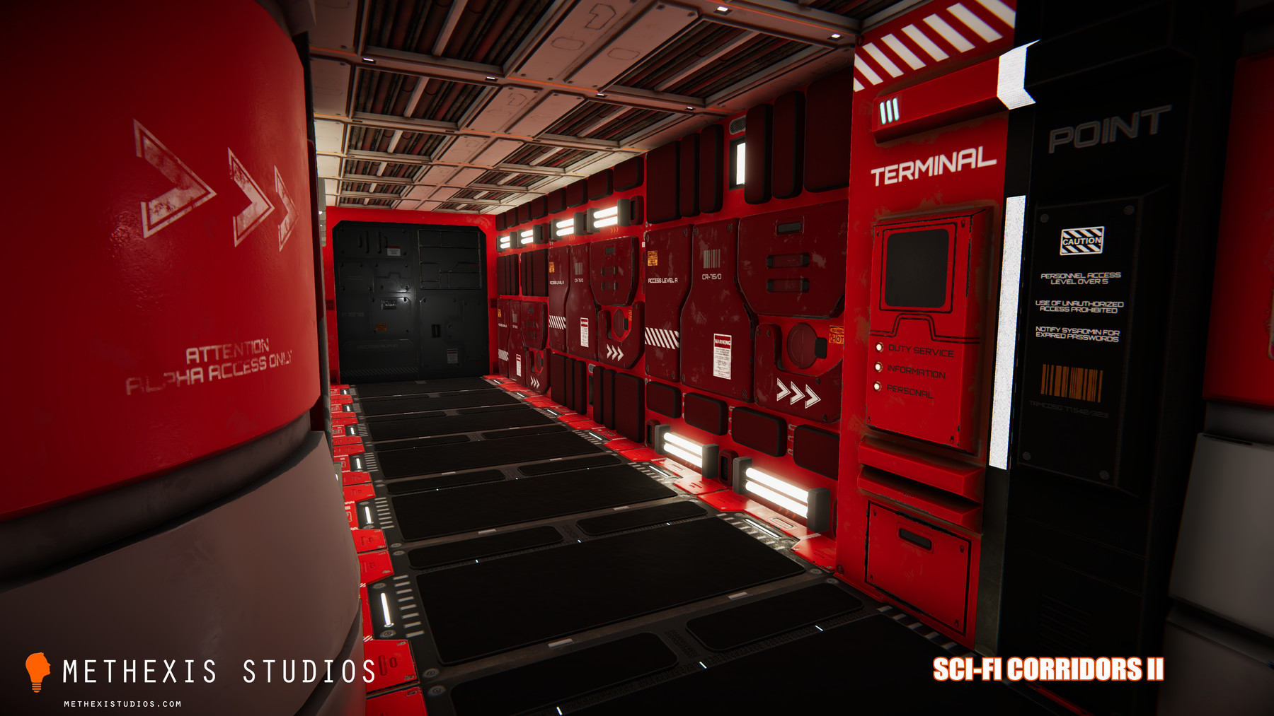 ArtStation - Sci-Fi Corridors II for the Unity engine | Game Assets
