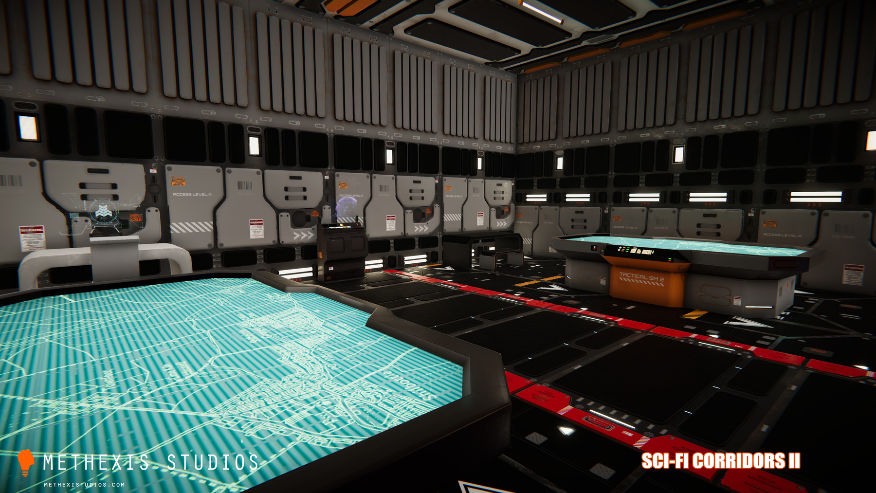 ArtStation - Sci-Fi Corridors II for the Unity engine | Game Assets