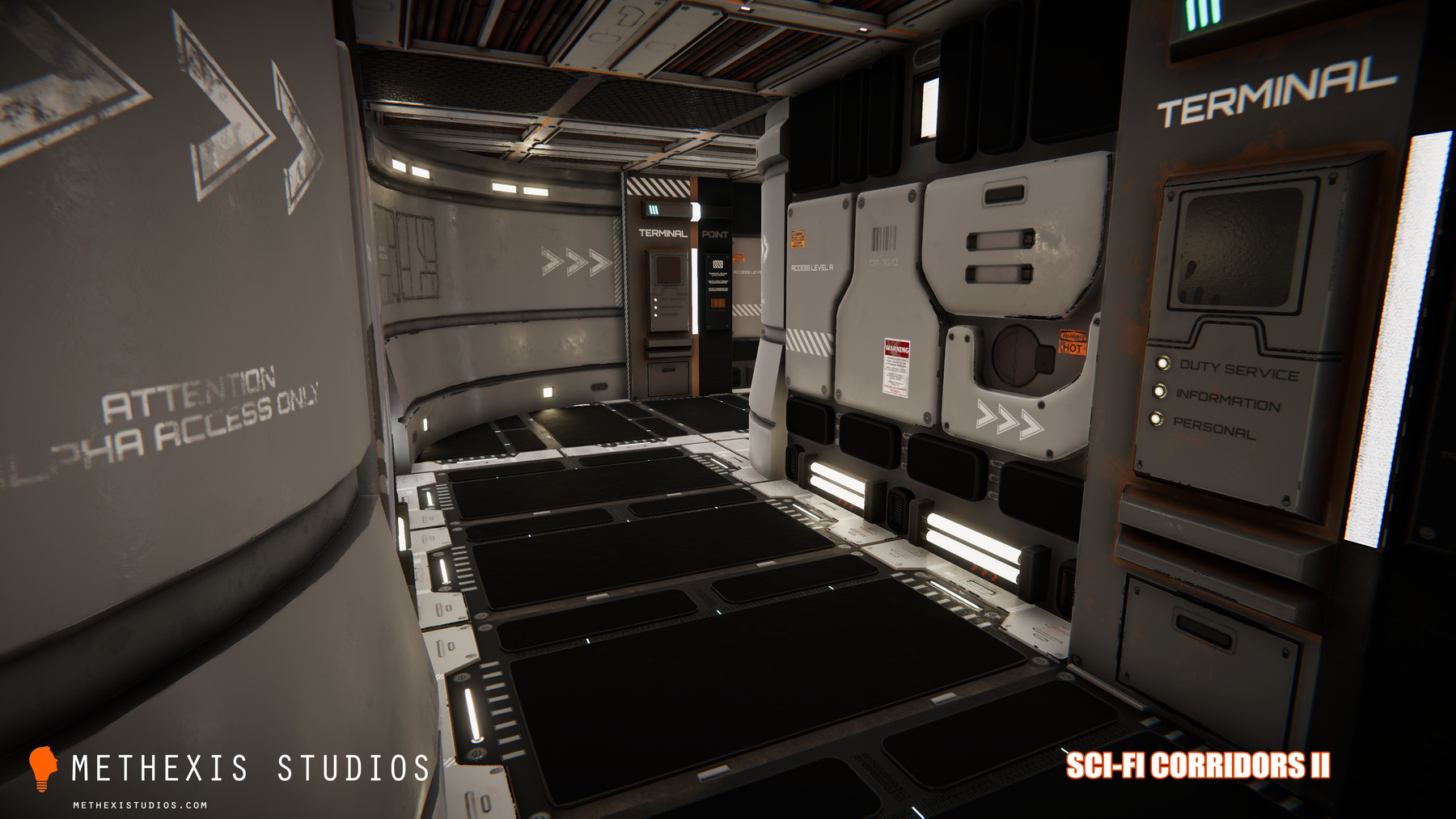 ArtStation - Sci-Fi Corridors II for the Unity engine | Game Assets