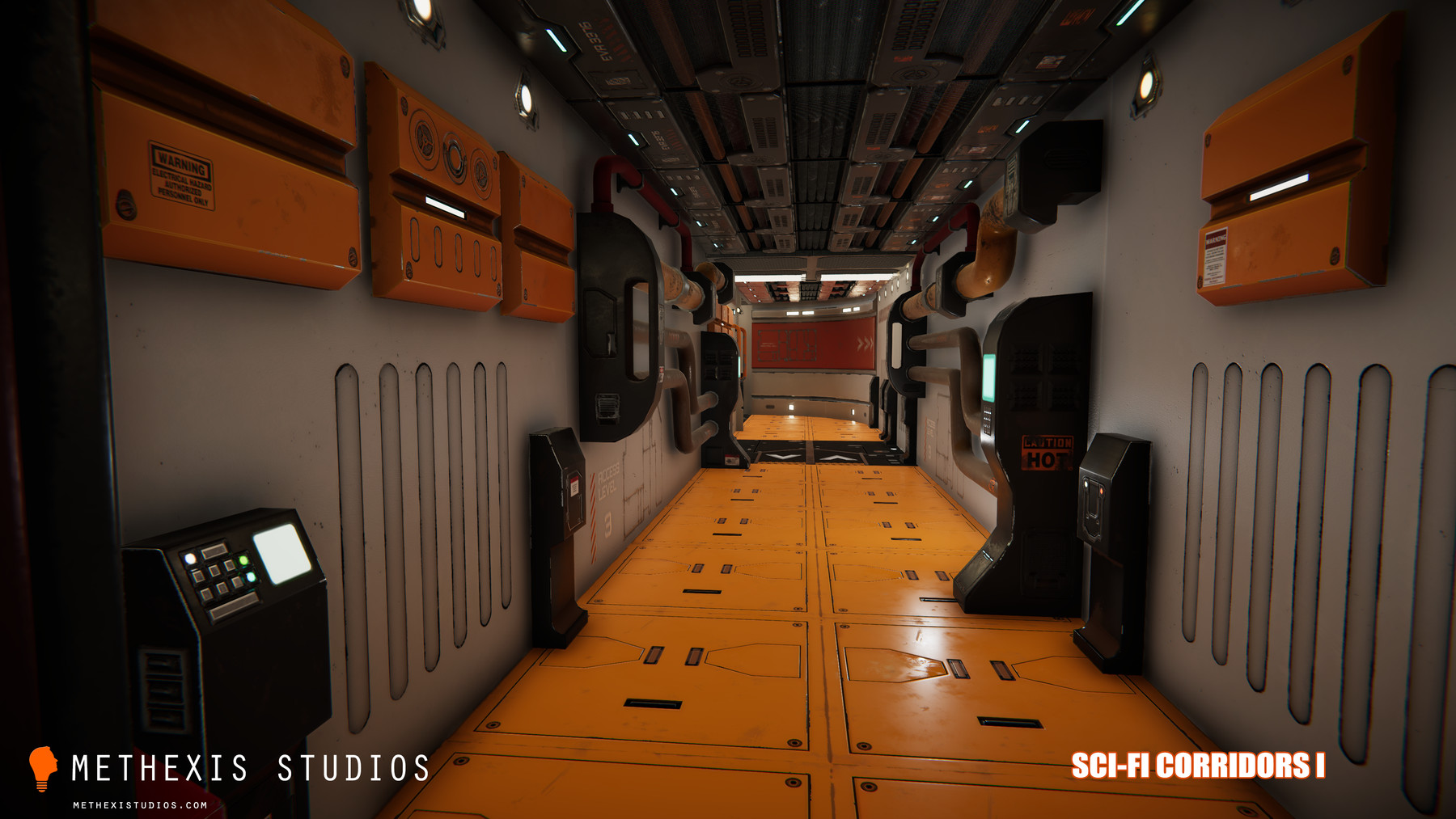 ArtStation - Sci-Fi Corridors I for the Unity engine | Game Assets