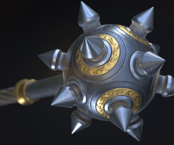ArtStation - Medieval - Mace 1 - Models & Textures | Game Assets