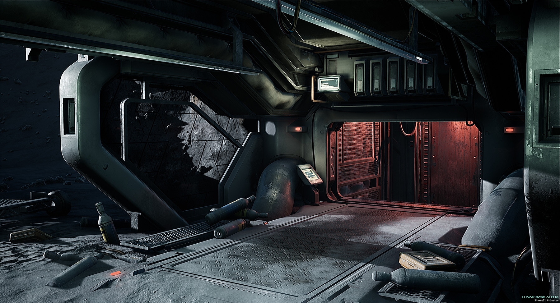 ArtStation - Creating A Unique Environment in Unreal 4 - Lunar Base Alpha Tutorial | Tutorials