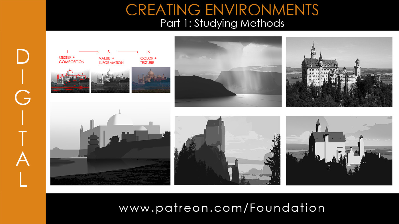 ArtStation - Foundation Art Group - Creating Environments - Part 1 ...