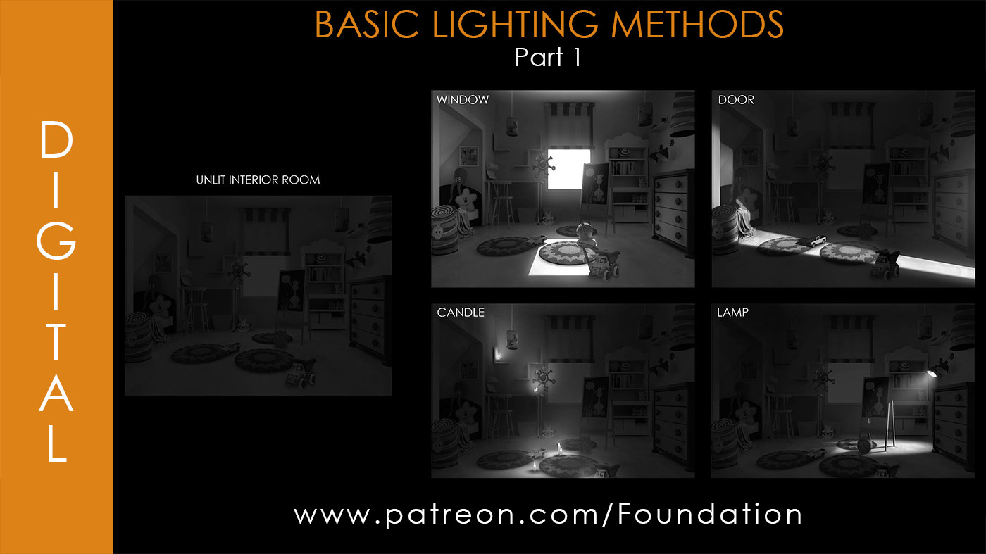 ArtStation - Foundation Art Group - Basic Lighting Methods - Part 1 | Tutorials