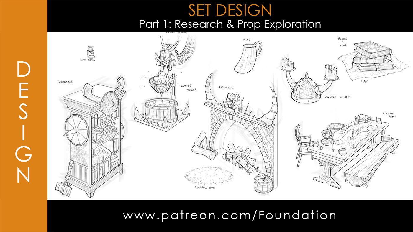 ArtStation - Foundation Art Group - Set Design - Part 1: Research ...