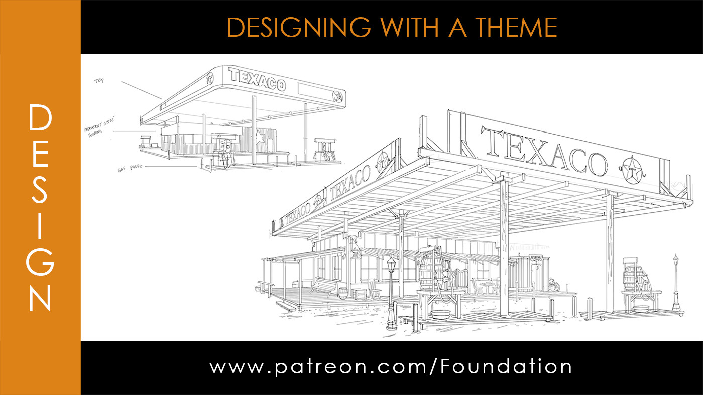 ArtStation - Foundation Art Group - Designing with a Theme | Tutorials ArtStation - Foundation Art Group - Designing with a Theme | Tutorials
