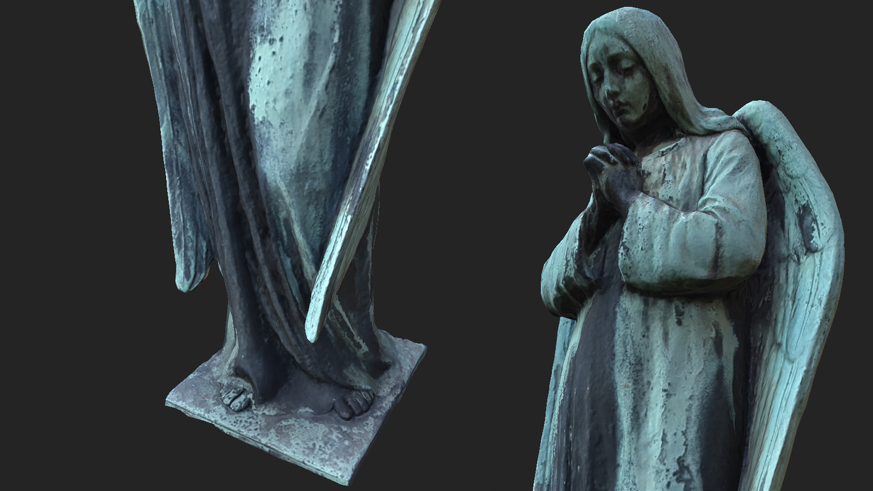 ArtStation - Old Angel Statue PBR | Resources