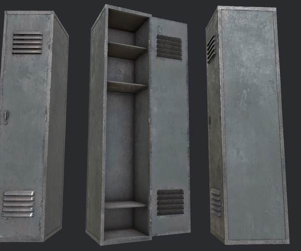 ArtStation - Lockers PBR | Game Assets