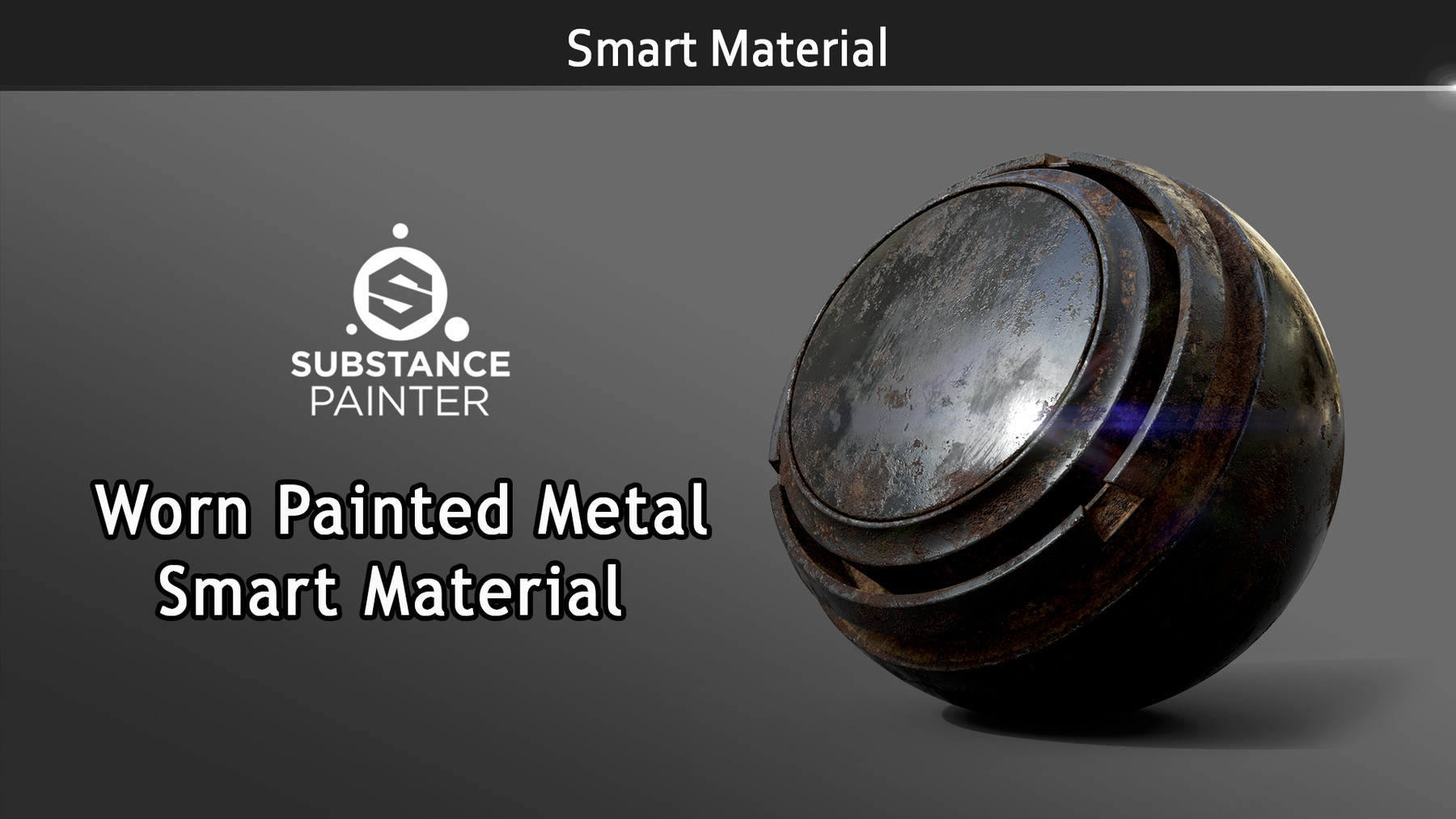ArtStation - Smart Material: Worn Painted Metal | Resources