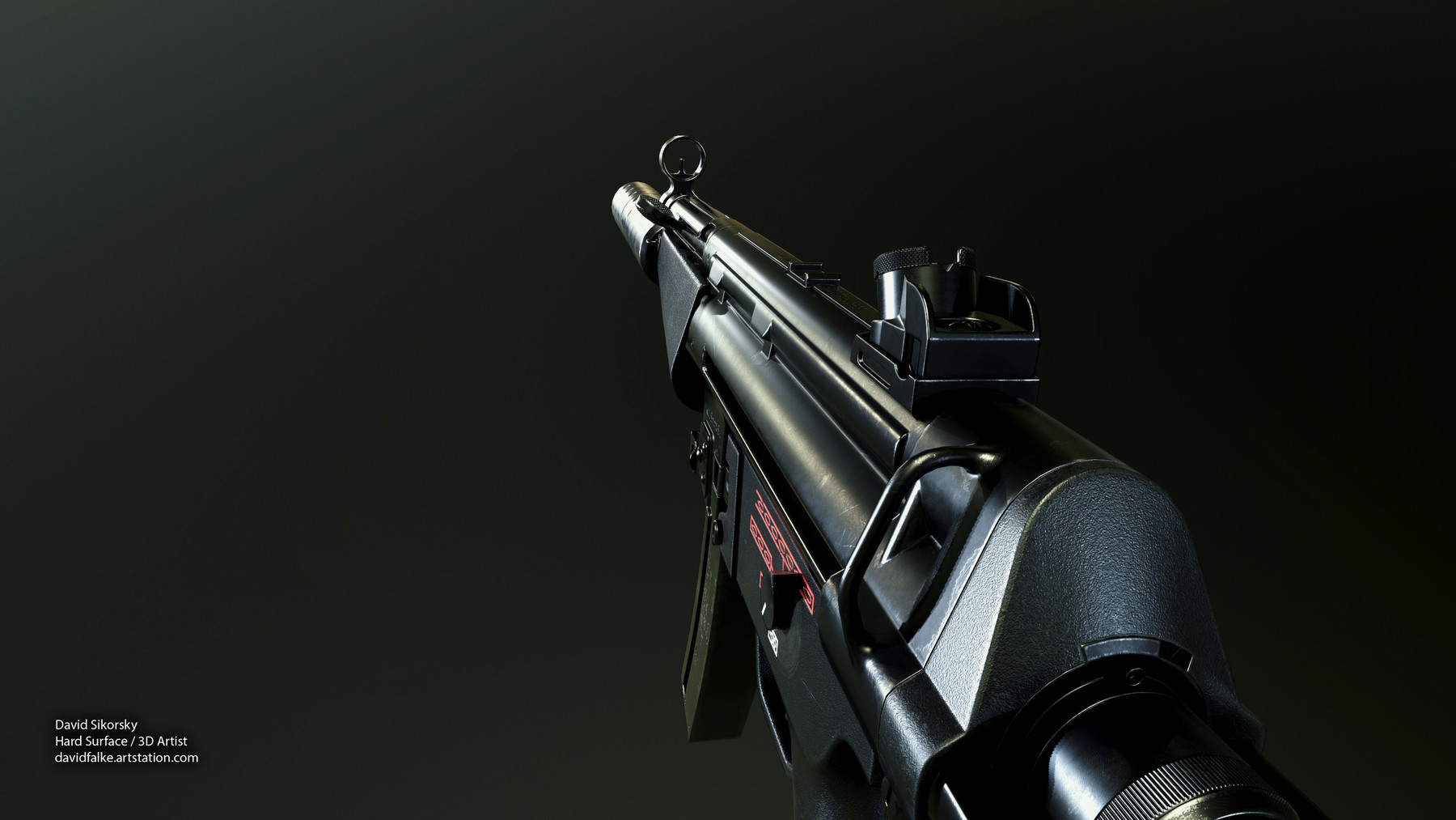 ArtStation - Modular MP5 - Gameready - Fully Textured - Extended ...