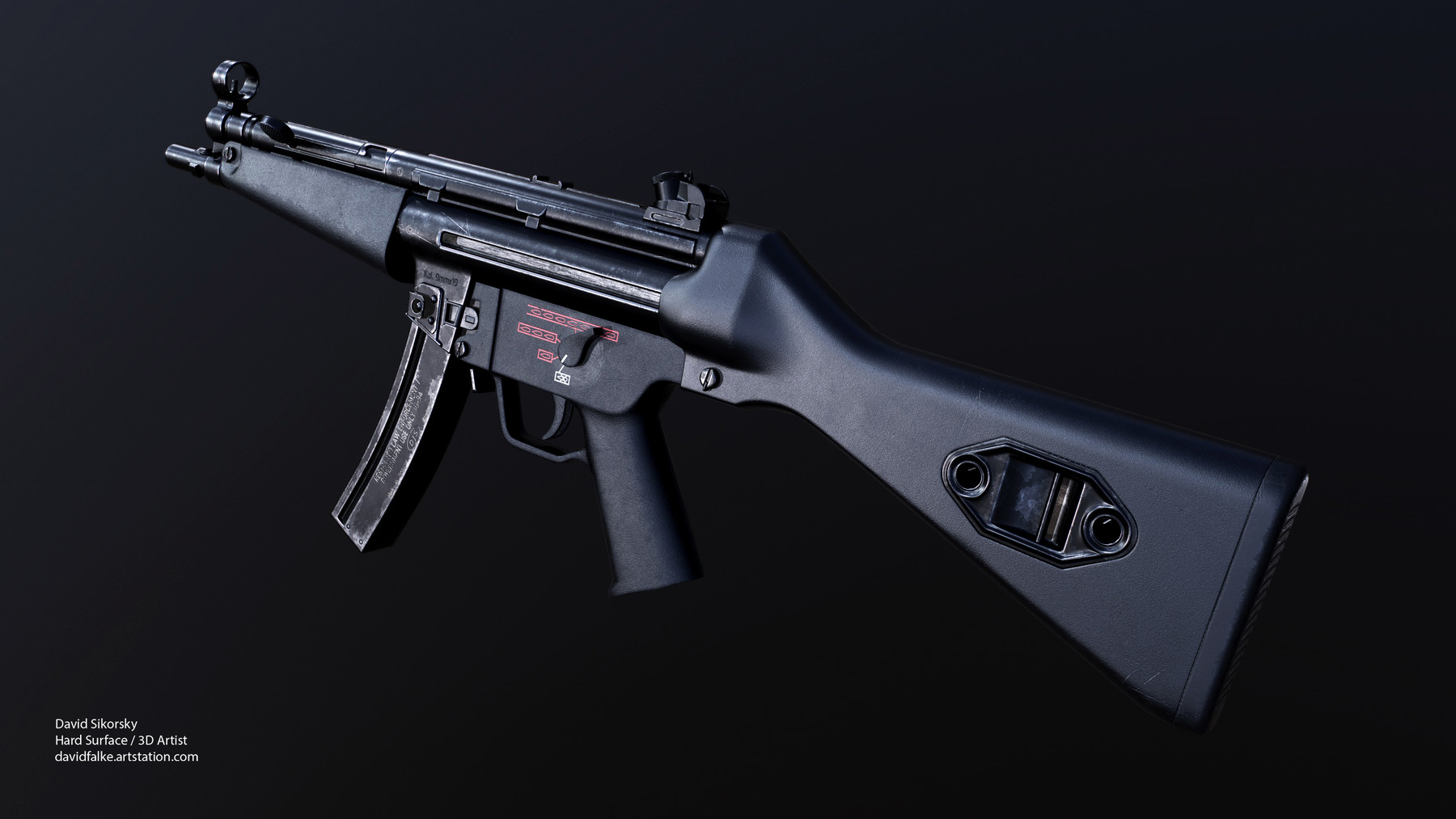 ArtStation - Modular MP5 - Gameready - Fully Textured - Extended ...