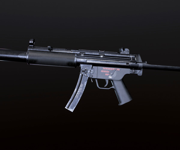 ArtStation - Modular MP5 SD - Gameready - Fully Textured - Extended ...
