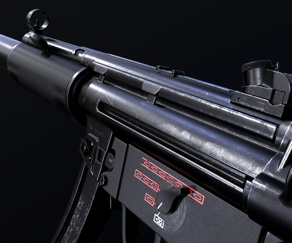 ArtStation - Modular MP5 SD - Gameready - Fully Textured - Extended ...
