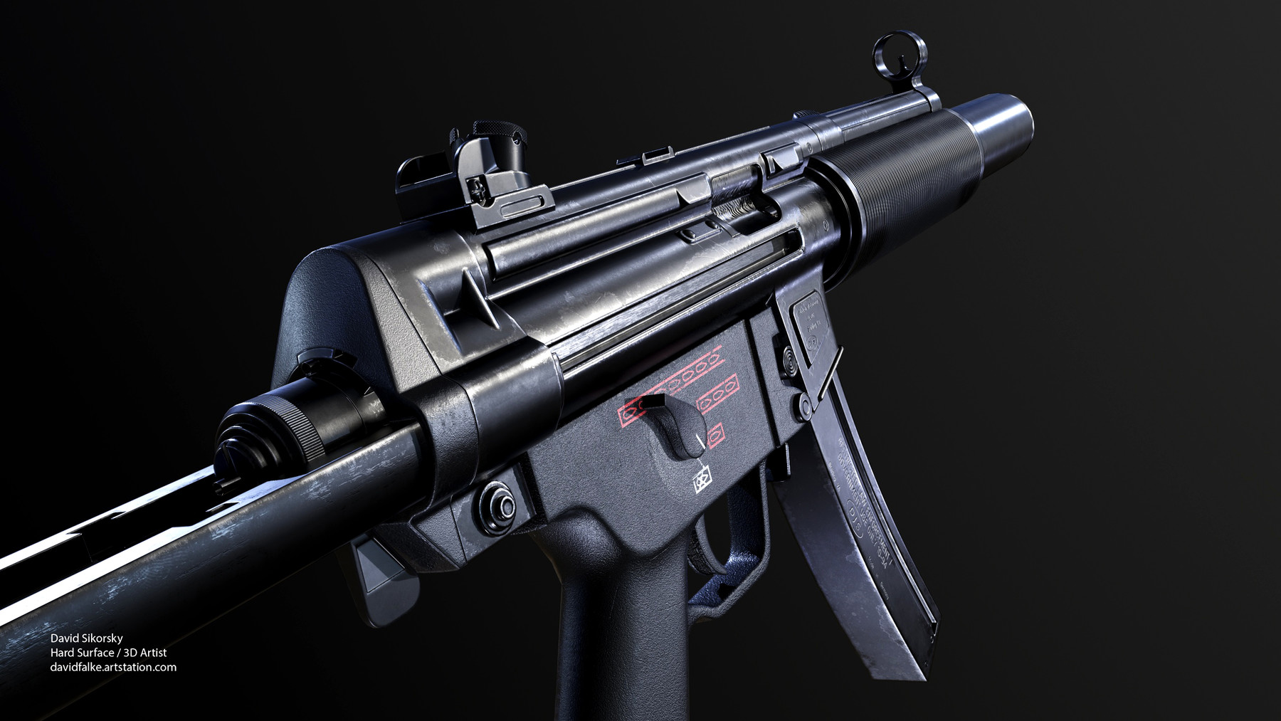 ArtStation - Modular MP5 SD - Gameready - Fully Textured - Extended ...