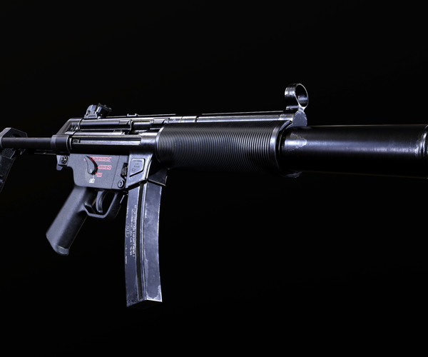 ArtStation - Modular MP5 SD - Gameready - Fully Textured - Extended ...
