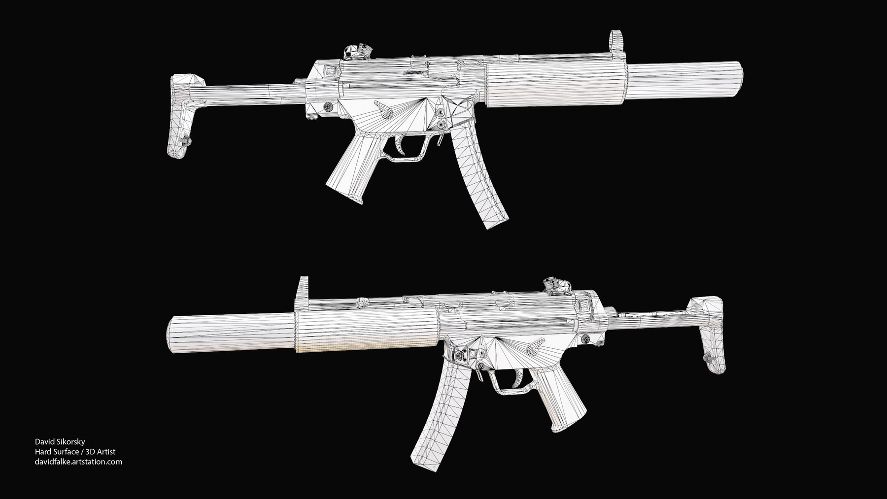 ArtStation - Modular MP5 SD - Gameready - Fully Textured - Extended ...