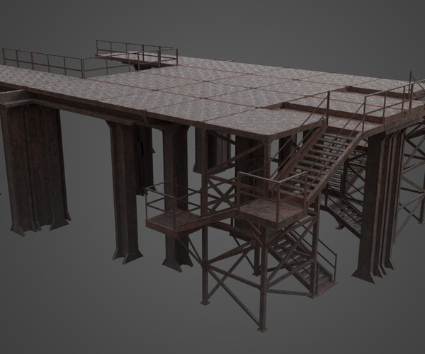 ArtStation - Industrial Elements Kit | Game Assets