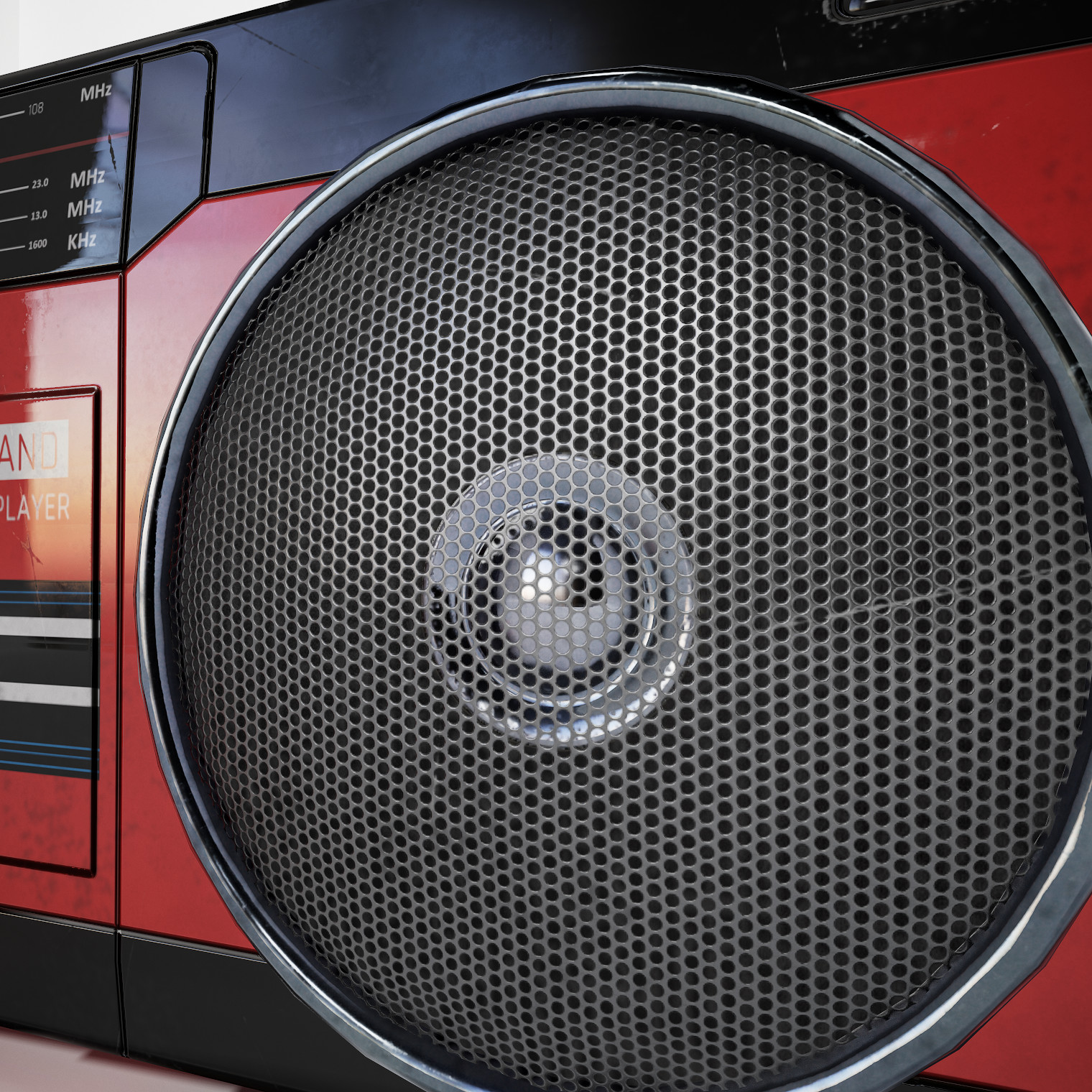 ArtStation - Boombox Retro VR / AR / low-poly 3D model | Resources