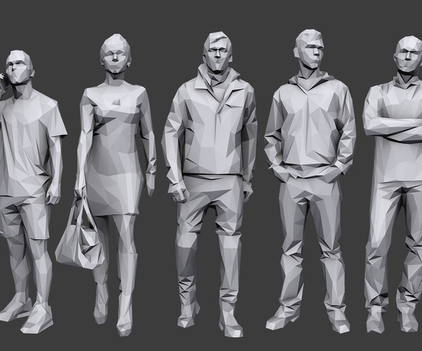 ArtStation - Complete Lowpoly People Pack | Resources