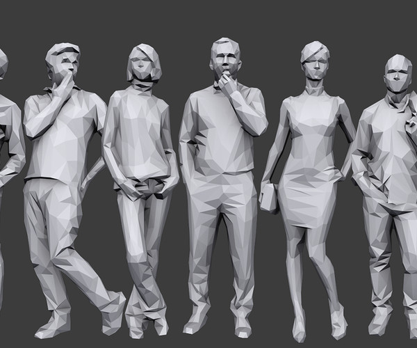 ArtStation - Complete Lowpoly People Pack | Resources