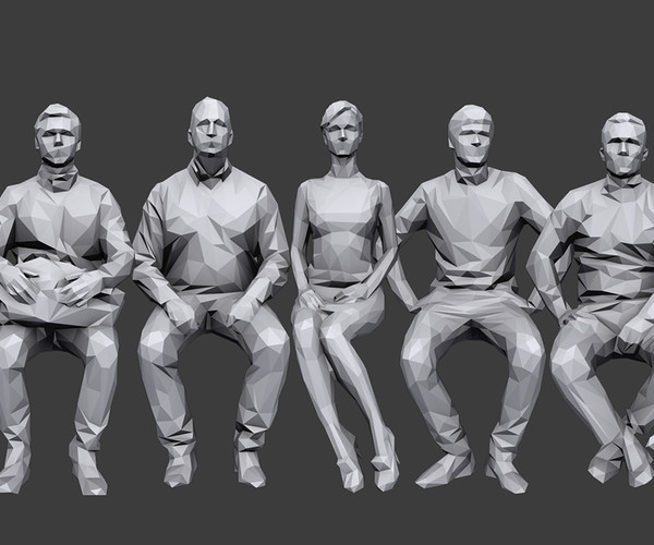 ArtStation - Complete Lowpoly People Pack | Resources