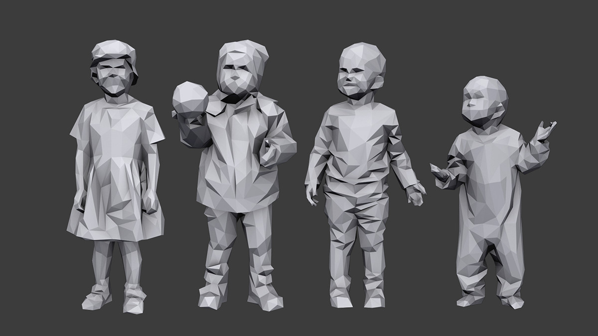 ArtStation - Complete Lowpoly People Pack | Resources