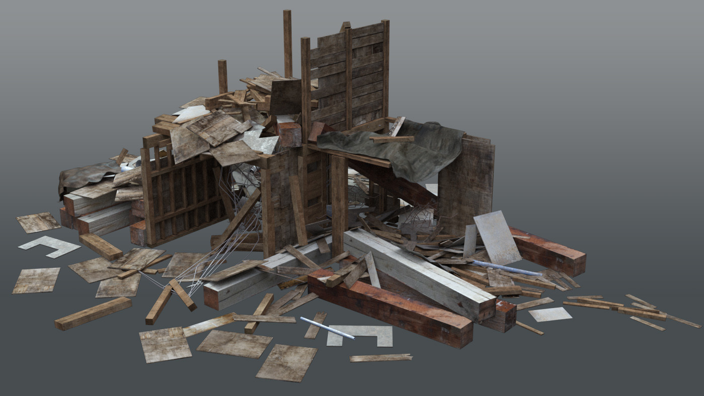ArtStation - Destroyed House | Resources