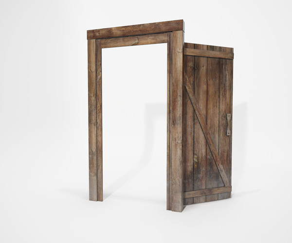 ArtStation - Door VR / AR / low-poly 3D model | Resources