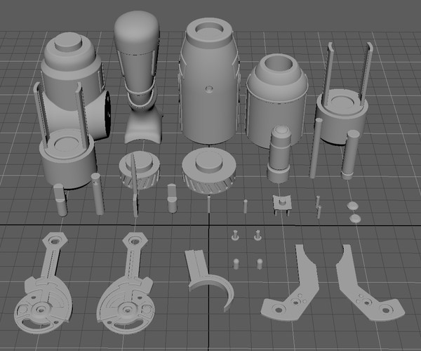 ArtStation - Outlaw Star Caster Print Kit | Resources