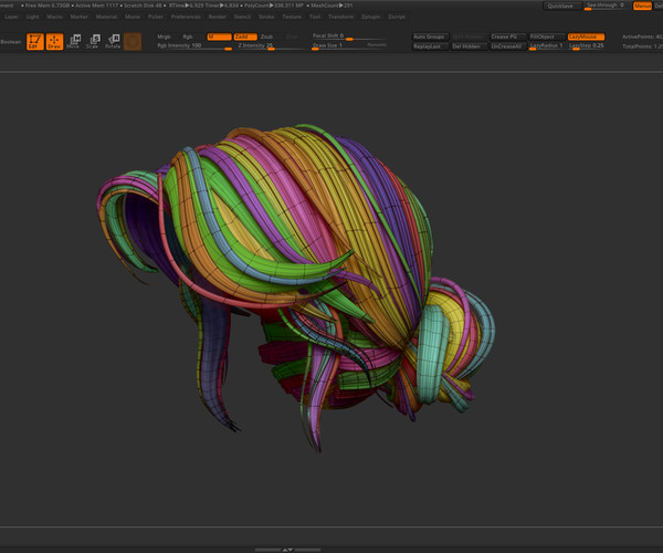 ArtStation - Hair Tutorial | Tutorials