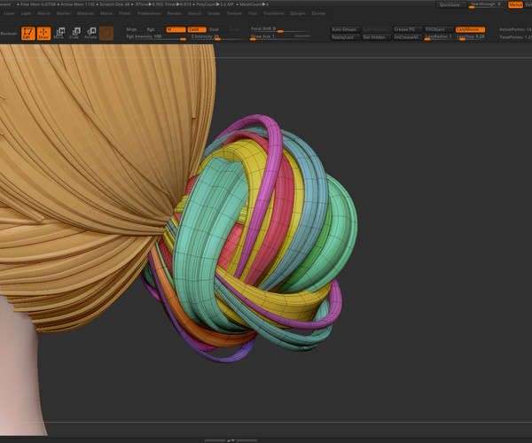 ArtStation - Hair Tutorial | Tutorials