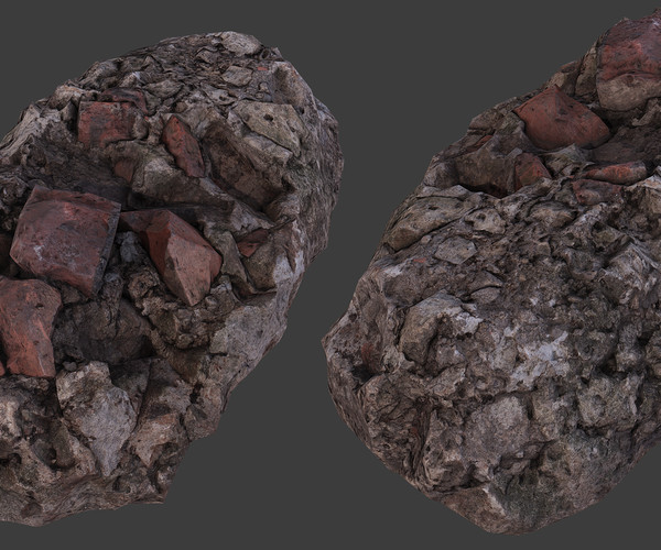 ArtStation - Scanned Construction Debris Pack | Game Assets