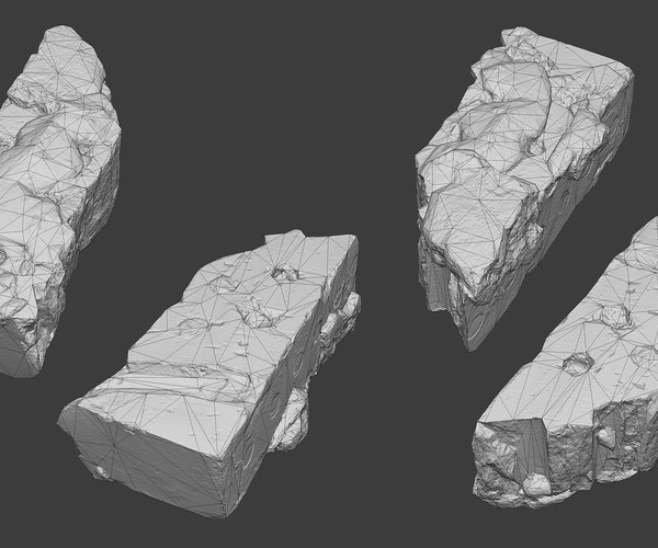 ArtStation - Scanned Construction Debris Pack | Game Assets