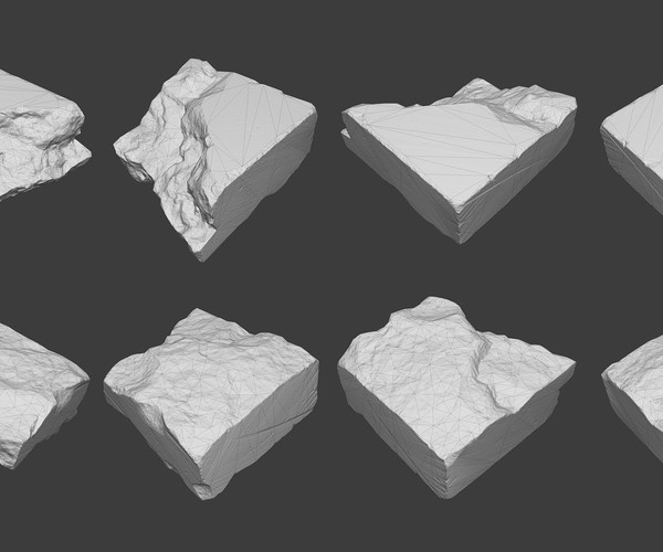 ArtStation - Scanned Construction Debris Pack | Game Assets