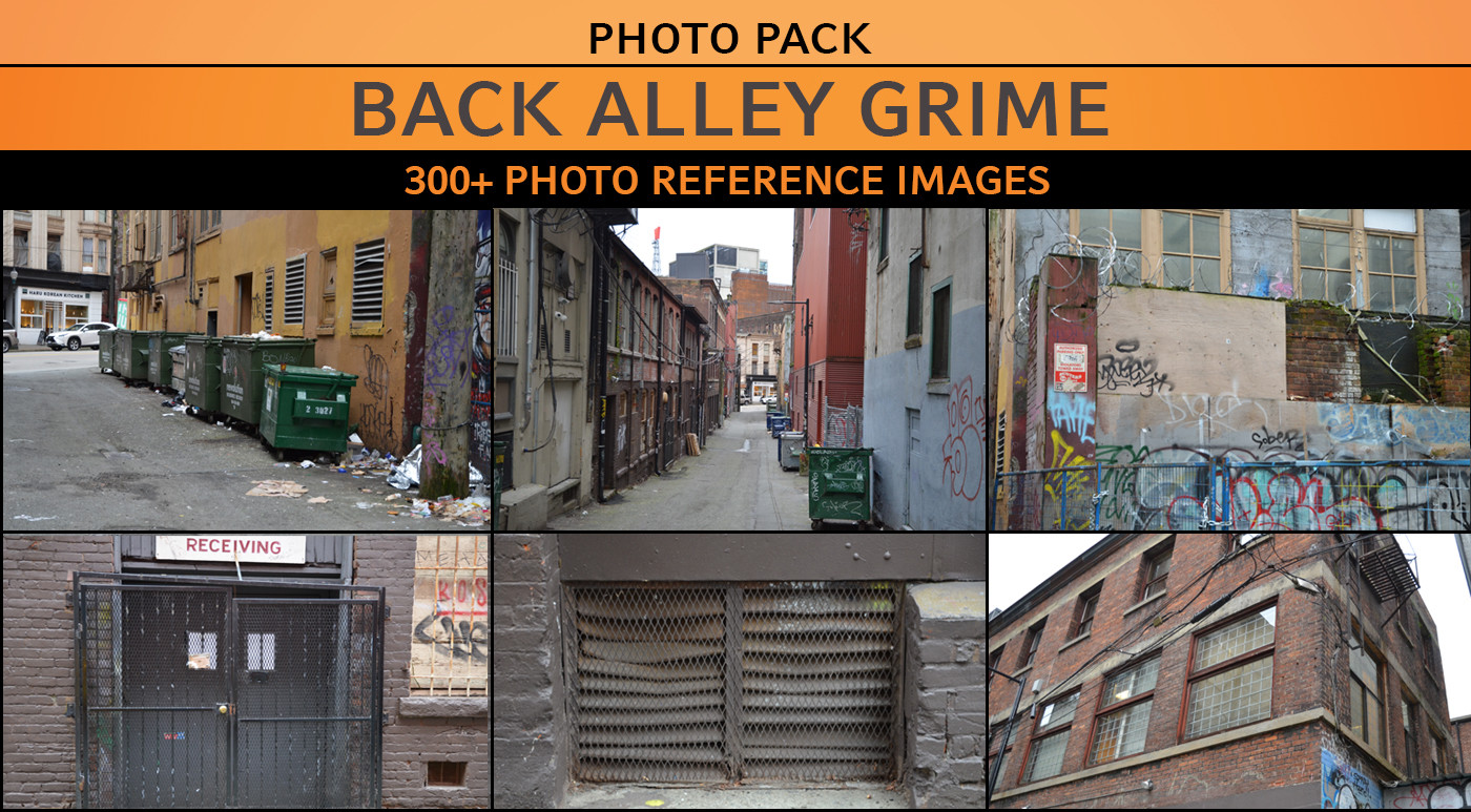 ArtStation - North American Back Alley - 300+ Reference Images | Resources