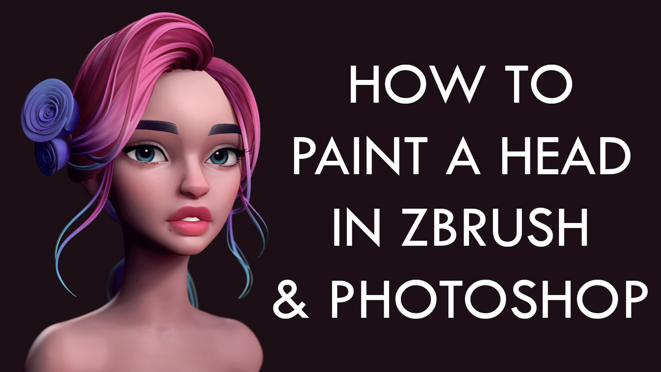 ArtStation - How to Paint the Head using Zbrush and Photoshop | Tutorials
