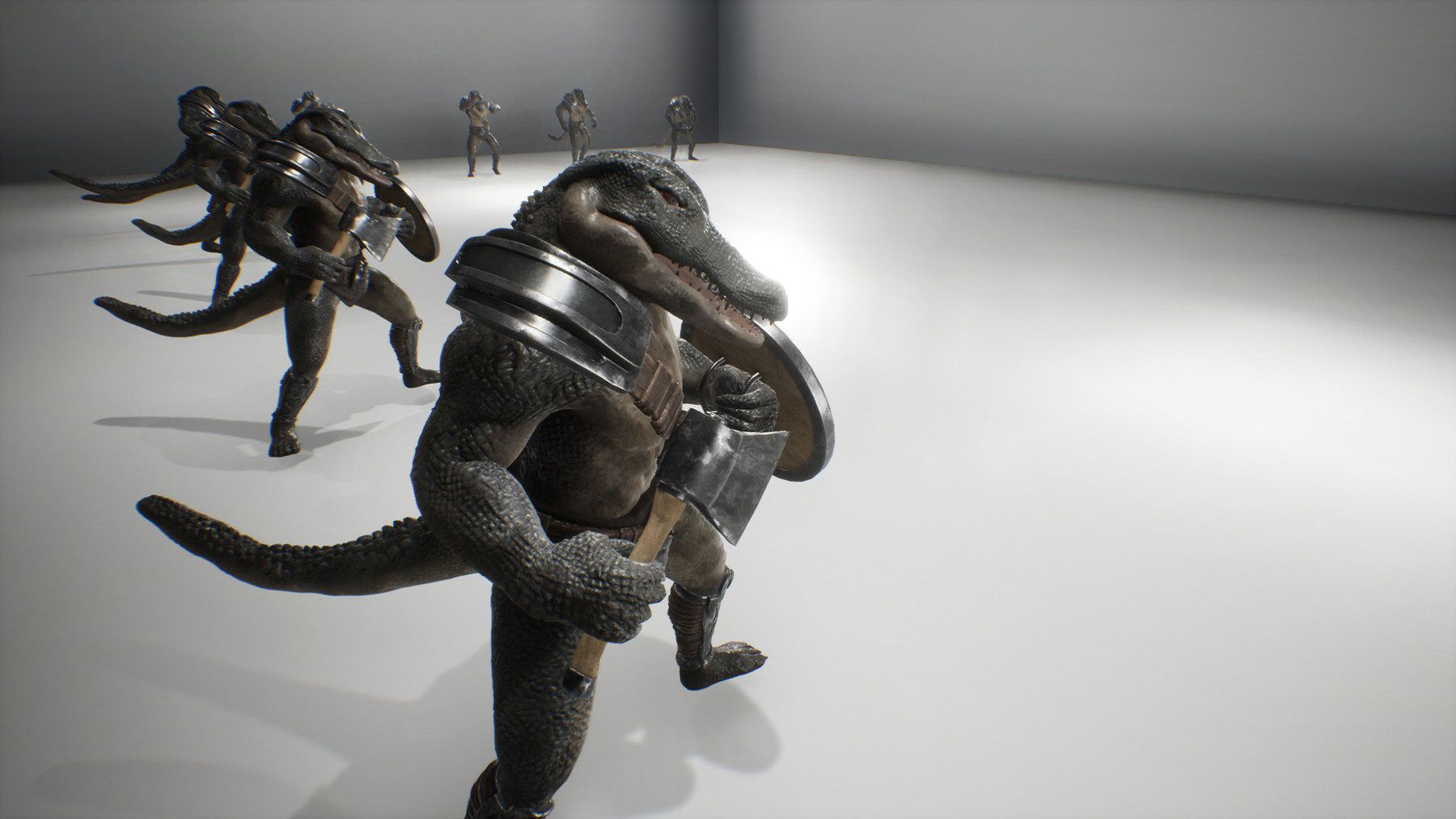 ArtStation - realistic game character : anthropomorphic crocodile for ...