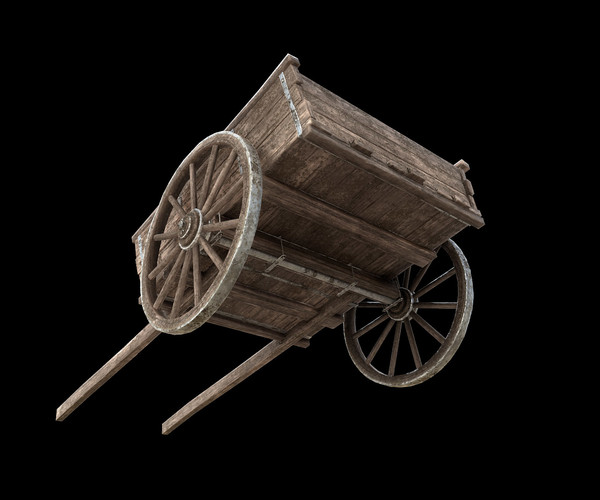 ArtStation - Ancient handcart | Resources