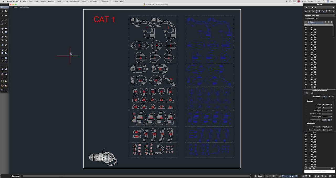ArtStation - 3D Jigsaw Puzzle Cat 1 | Resources