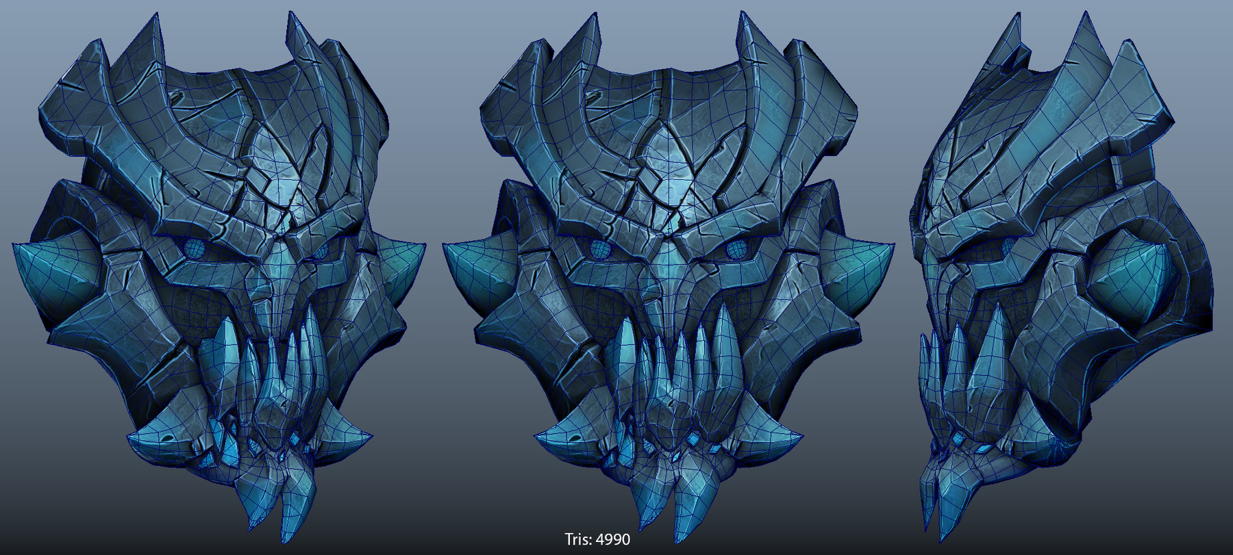 ArtStation - Game Ready Stylized skull- 5000 Tris