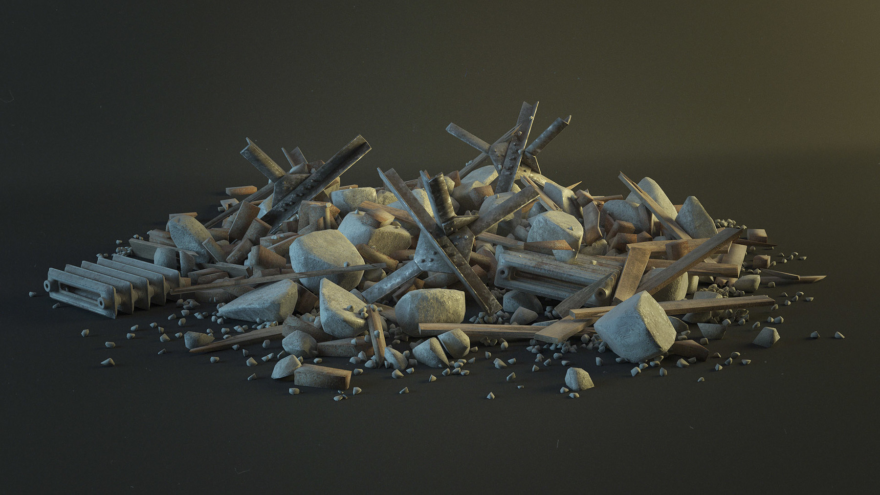 ArtStation - Destructed environment elements | Resources
