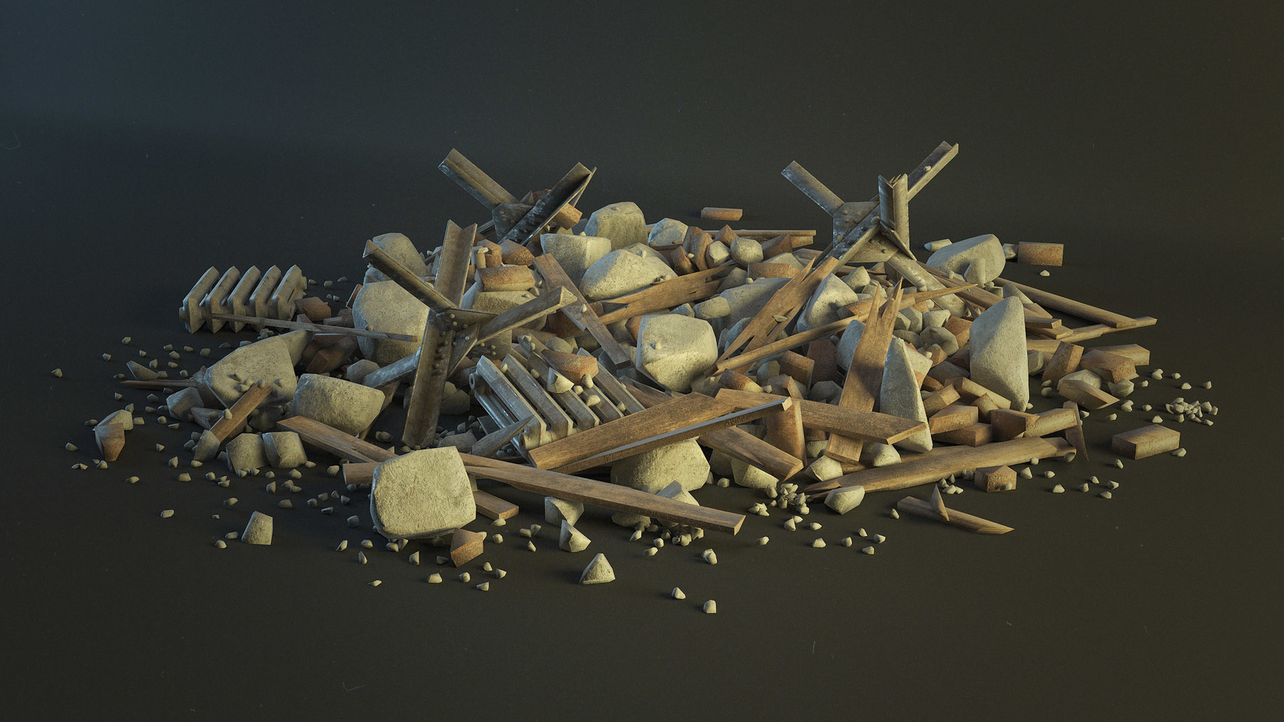 ArtStation - Destructed environment elements | Resources