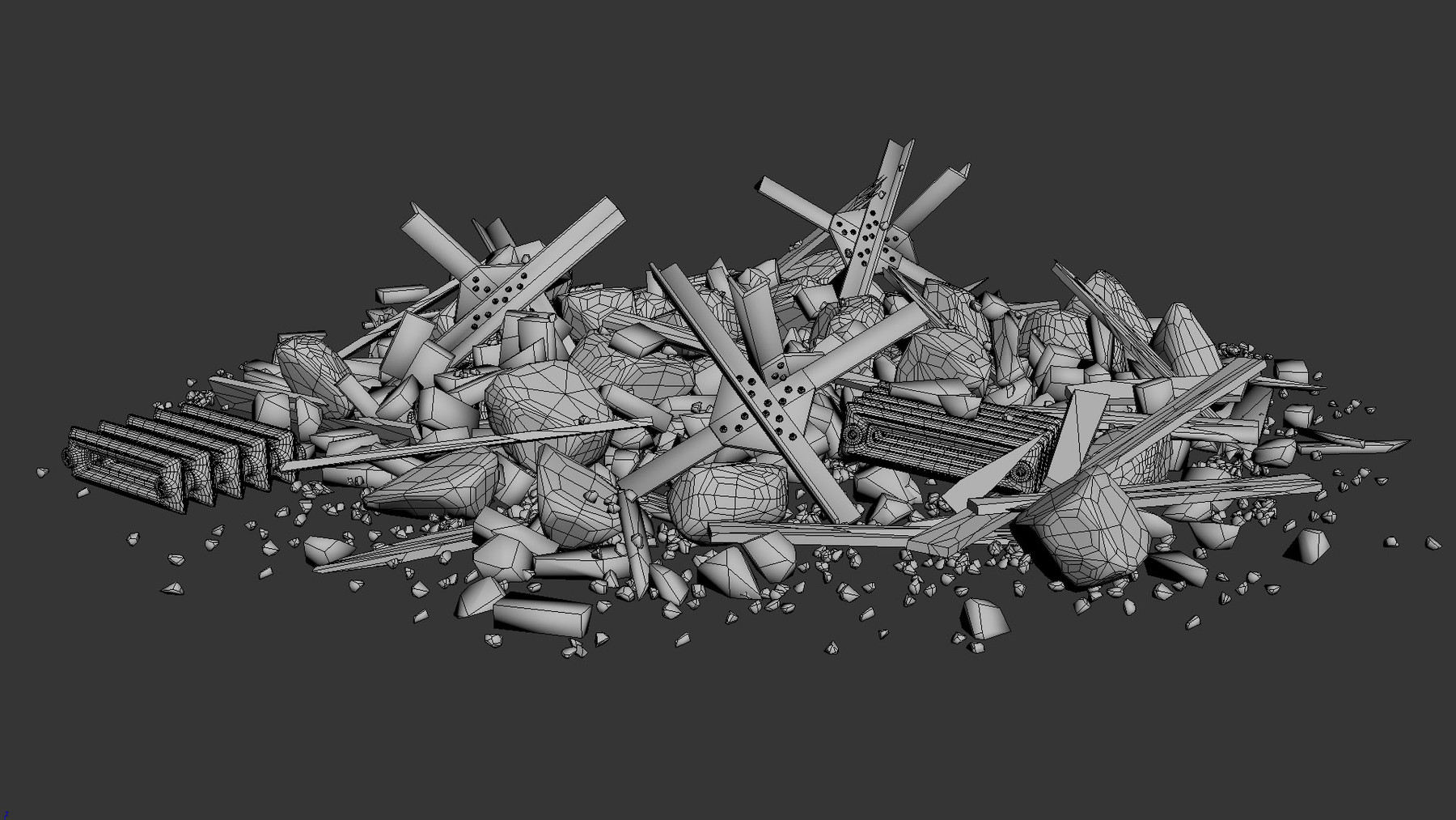 ArtStation - Destructed environment elements | Resources