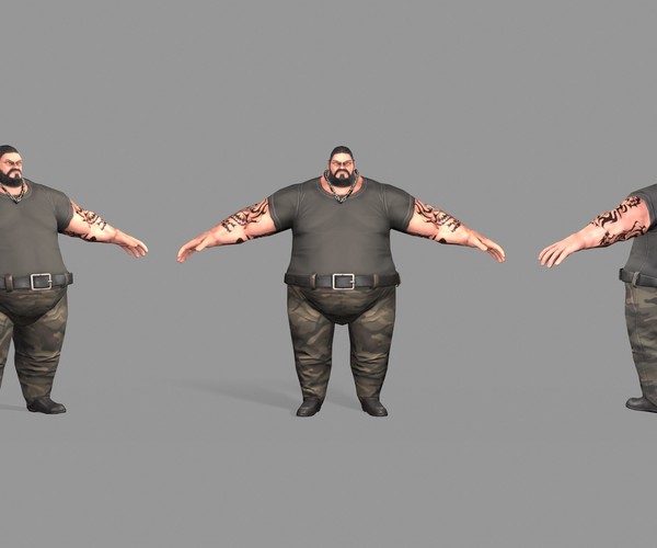 ArtStation - Fat Thug | Game Assets