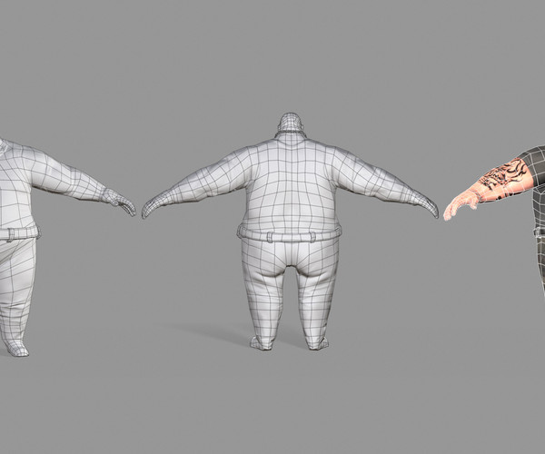 ArtStation - Fat Thug | Game Assets