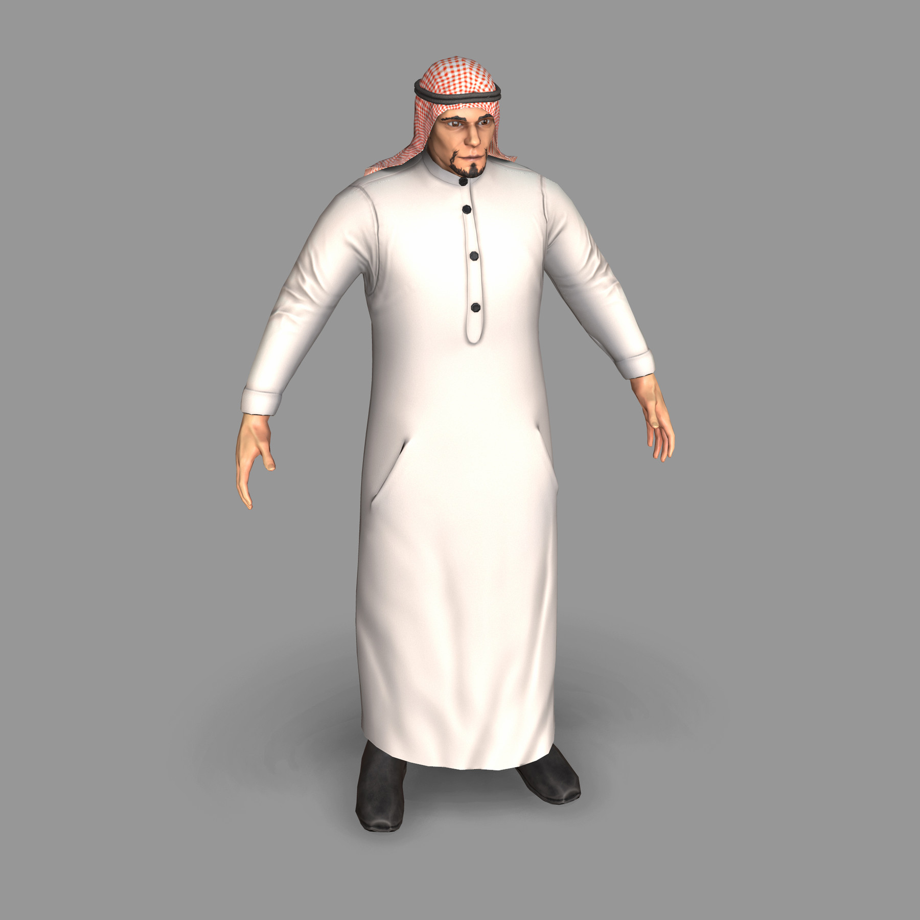 ArtStation - Arab man | Game Assets