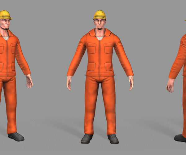 ArtStation - Worker | Game Assets